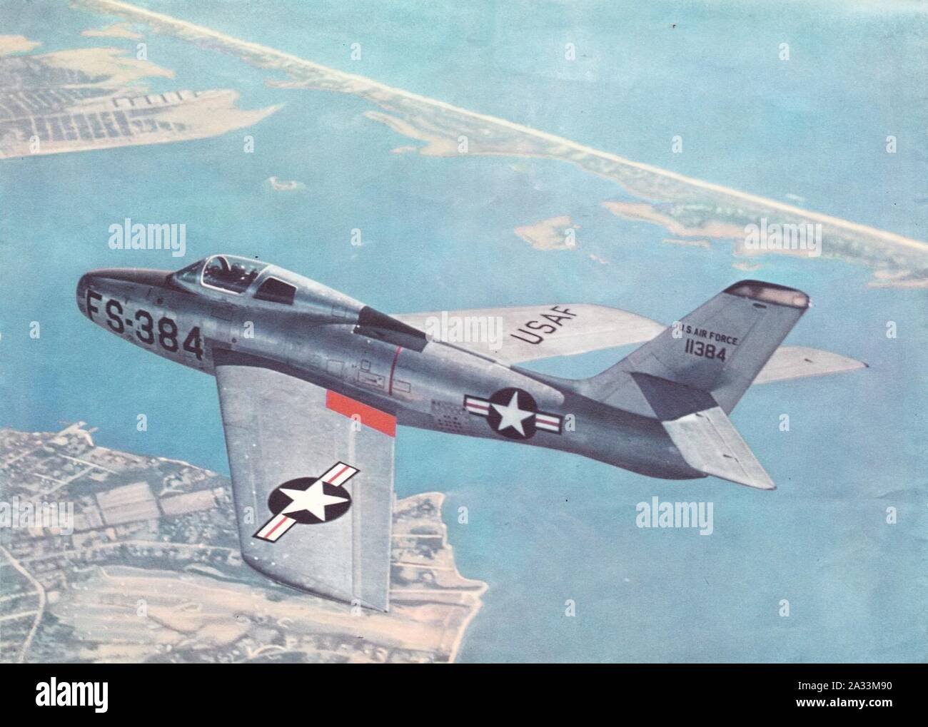 F-84 F FS-384 Stock Photo - Alamy