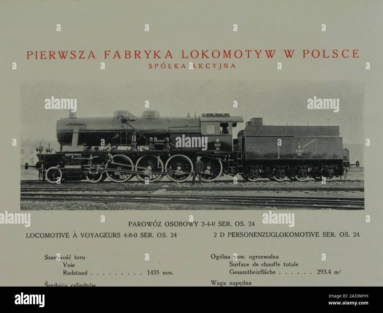 Fablok locomotive leaflet 2 Stock Photo - Alamy