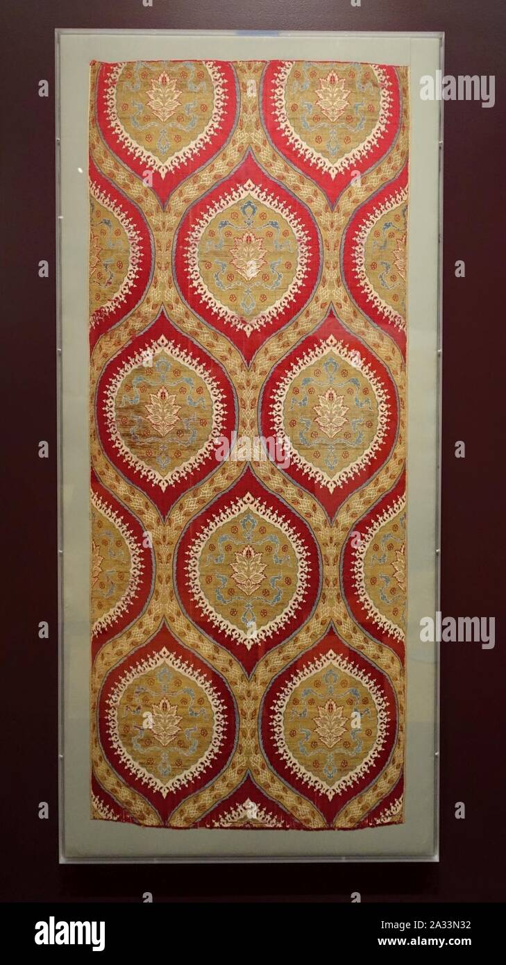Fabric length, Turkey, Istanbul or Bursa, Ottoman Empire, mid 16th ...