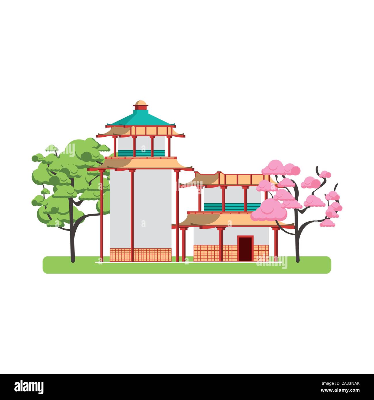 Japan landmarks design Stock Vector Image & Art - Alamy