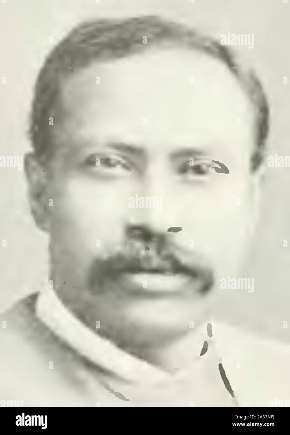 Face detail Sarat Chandra Das C.I.E. photo from Journey to Lhasa and ...