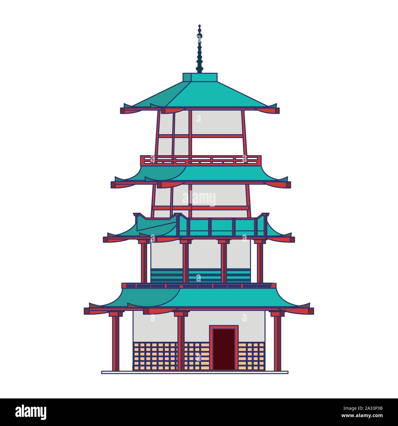 Chinese landmarks design Stock Vector Image & Art - Alamy