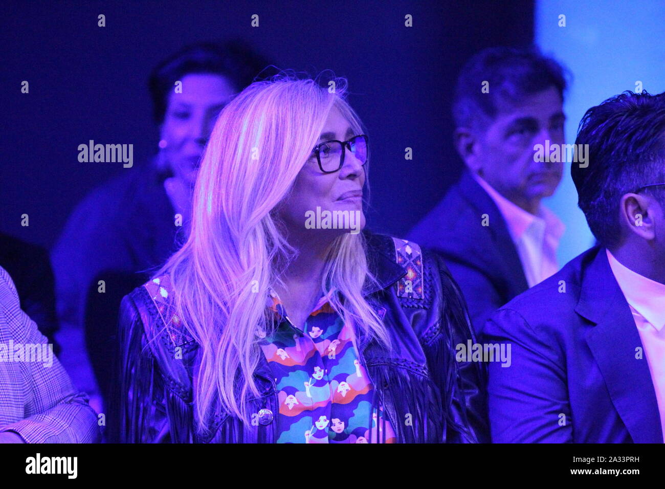 San Marco Evangelista, Italy. 04th Oct, 2019. Mara Venier, Italian ...