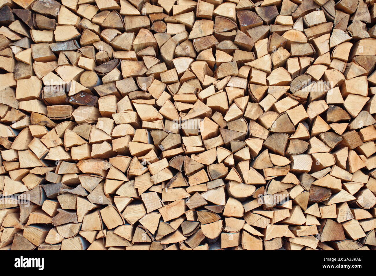 Stack of firewood - closeup for burning Stock Photo - Alamy