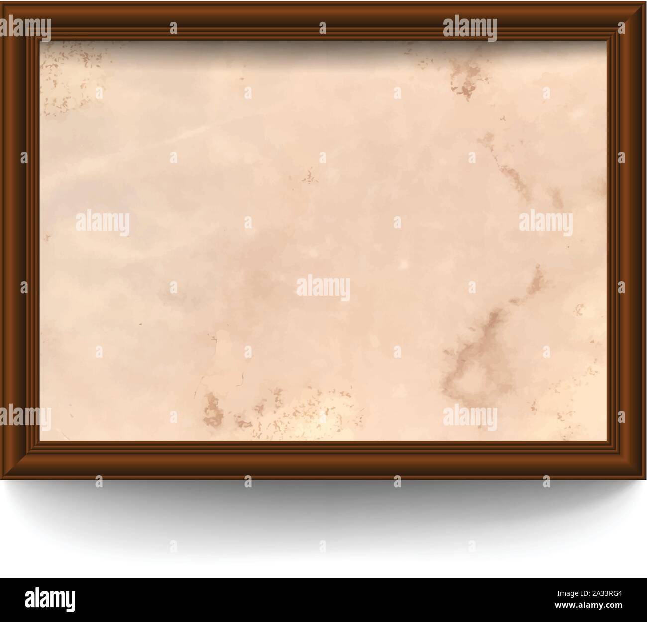 Frame with aged paper Stock Vector Image & Art - Alamy