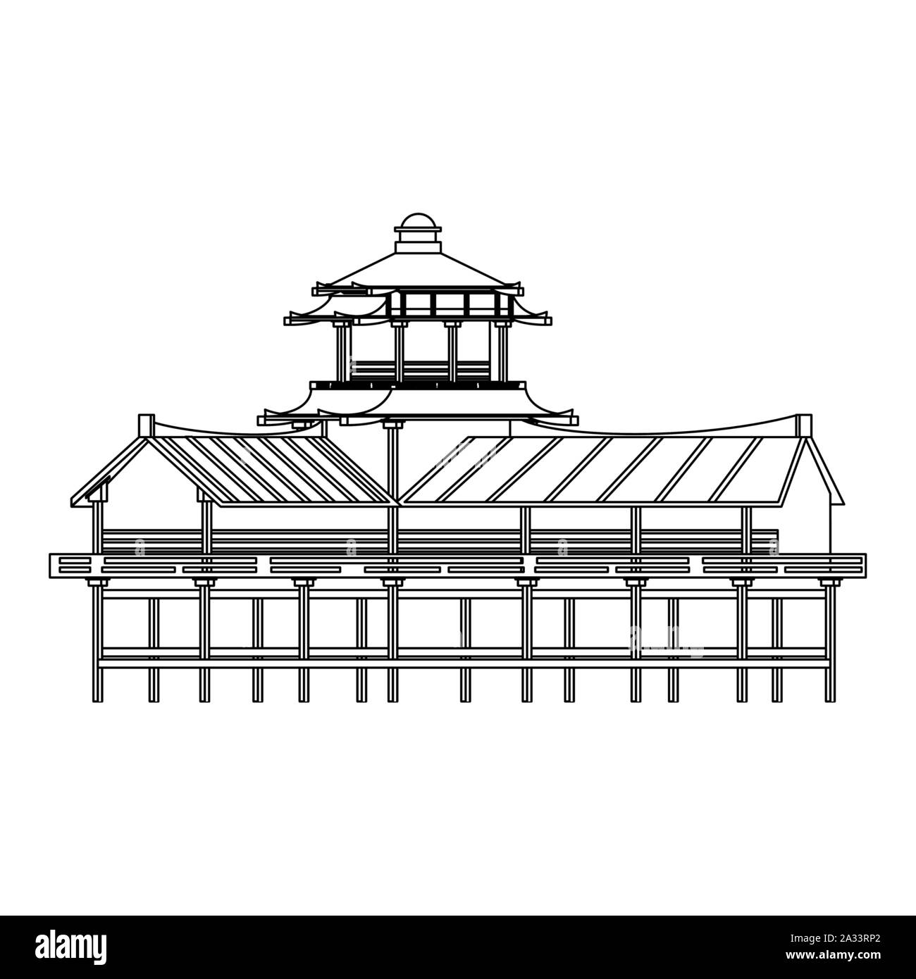 Japan landmarks design Stock Vector Image & Art - Alamy