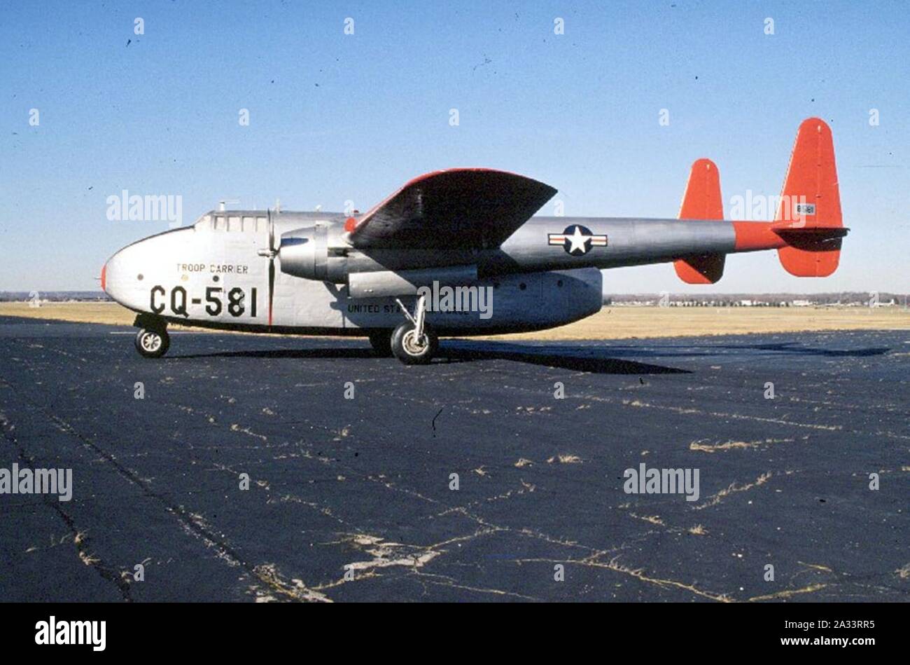 Fairchild C-82 Packet USAF Stock Photo - Alamy