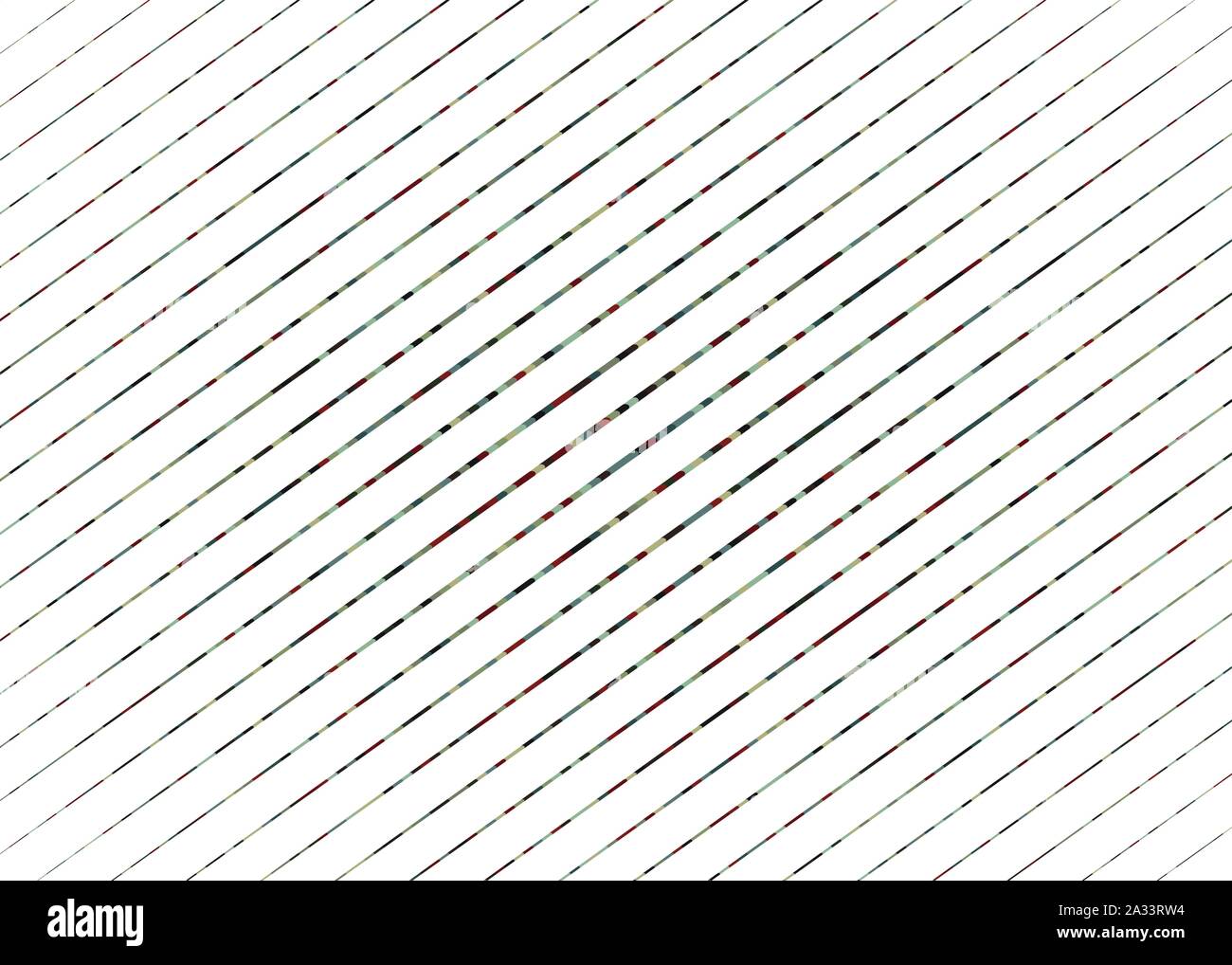 Colorful slanting, oblique parallel straight strips, streaks in rectangular format. Diagonal ...