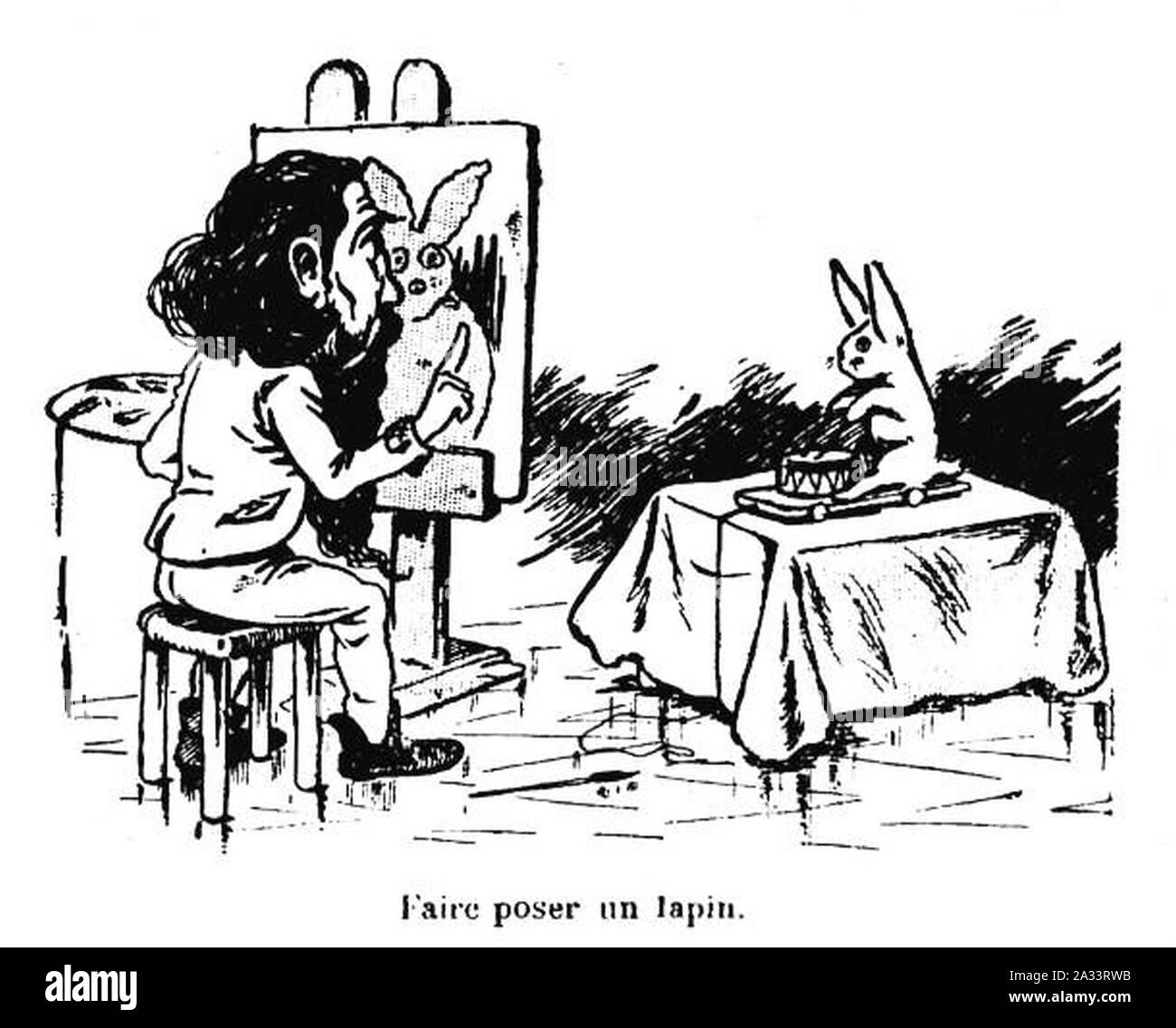 Poser un lapin hi-res stock photography and images - Alamy