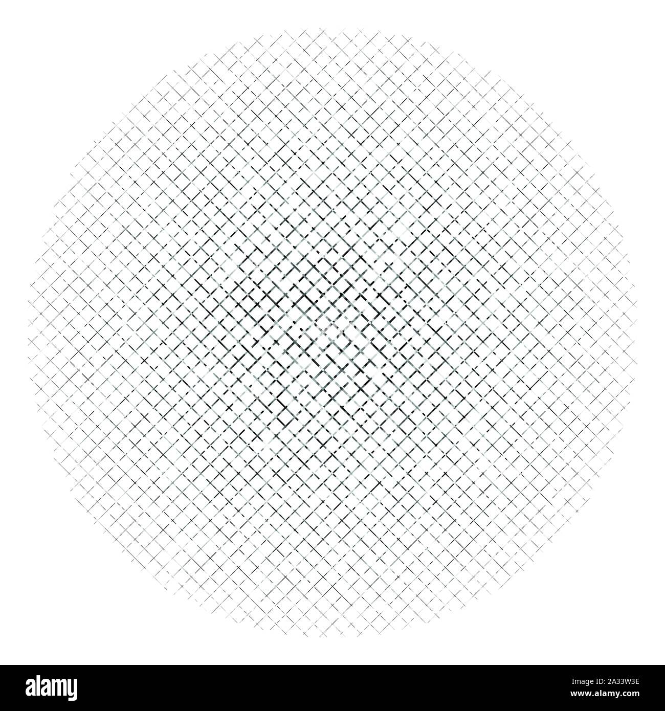 Abstract grayscale geometric circle element with overlapping shapes ...