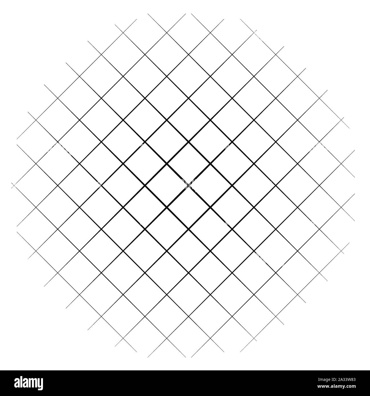 Circle form grid, mesh. Intersected strips geometric circle element ...