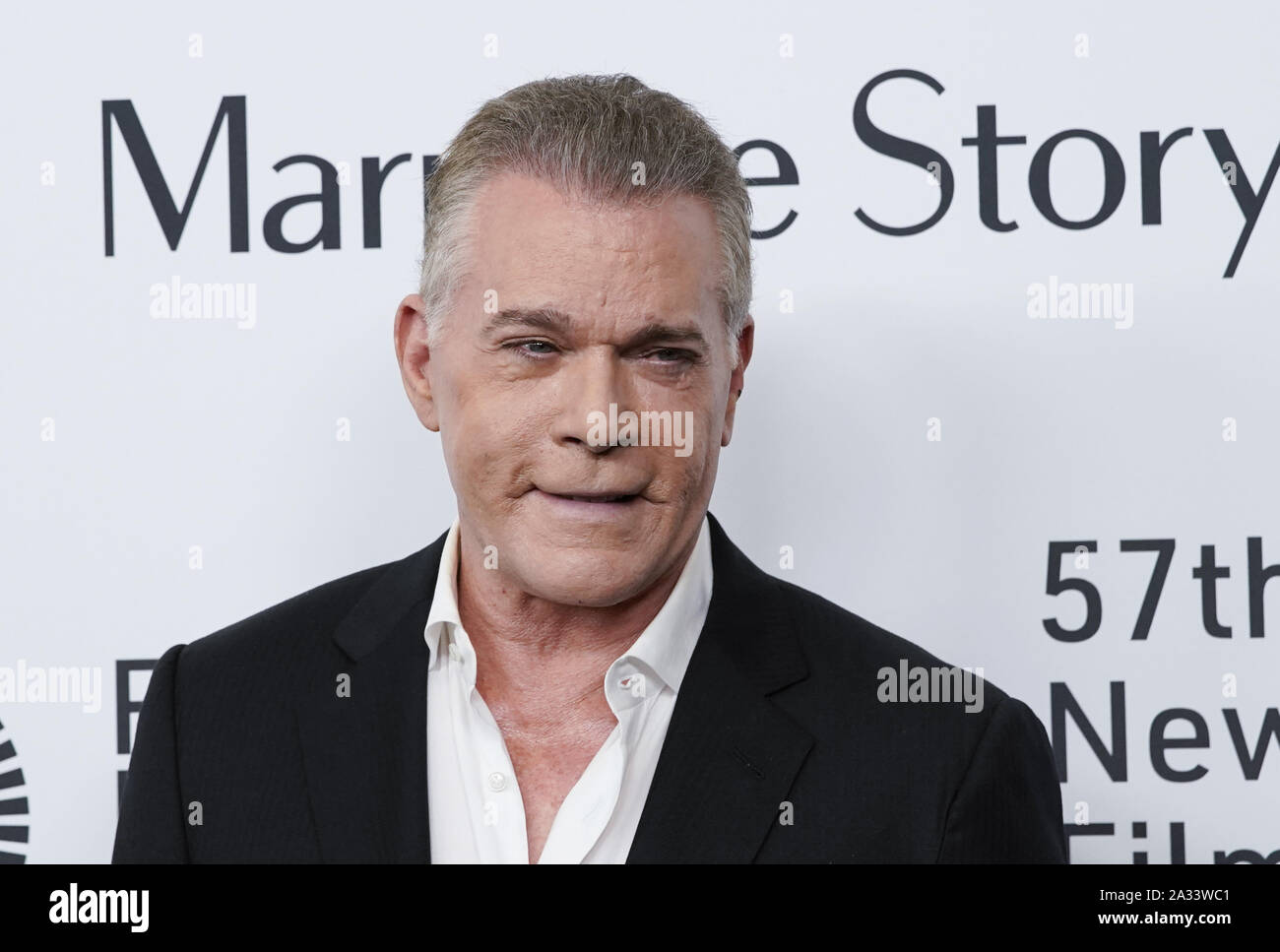 Bronx, USA. 05th Oct, 2019. Ray Liotta arrives on the red carpet at the ...