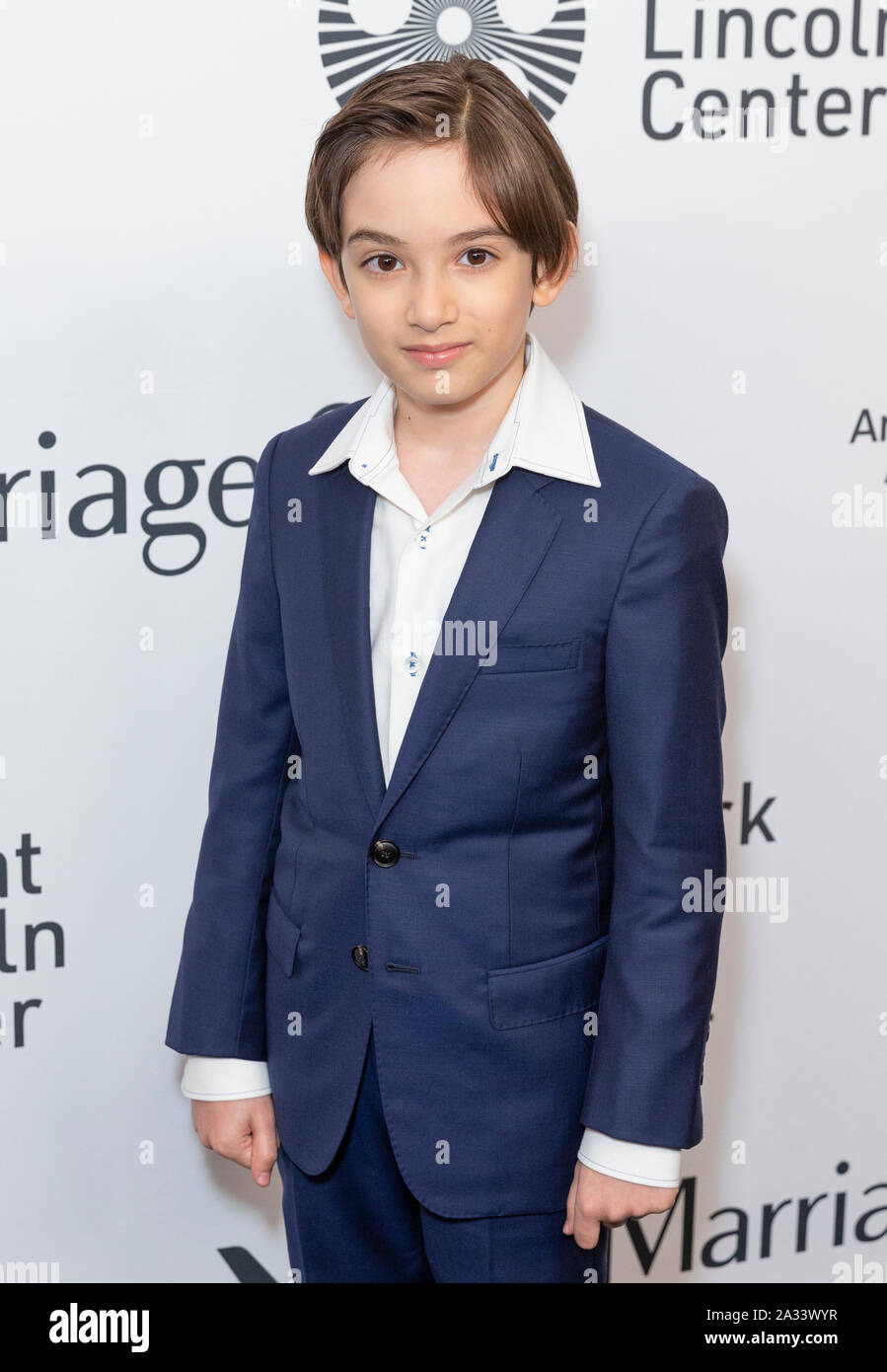 New York, NY - October 4, 2019: Azhy Robertson attends premiere of ...