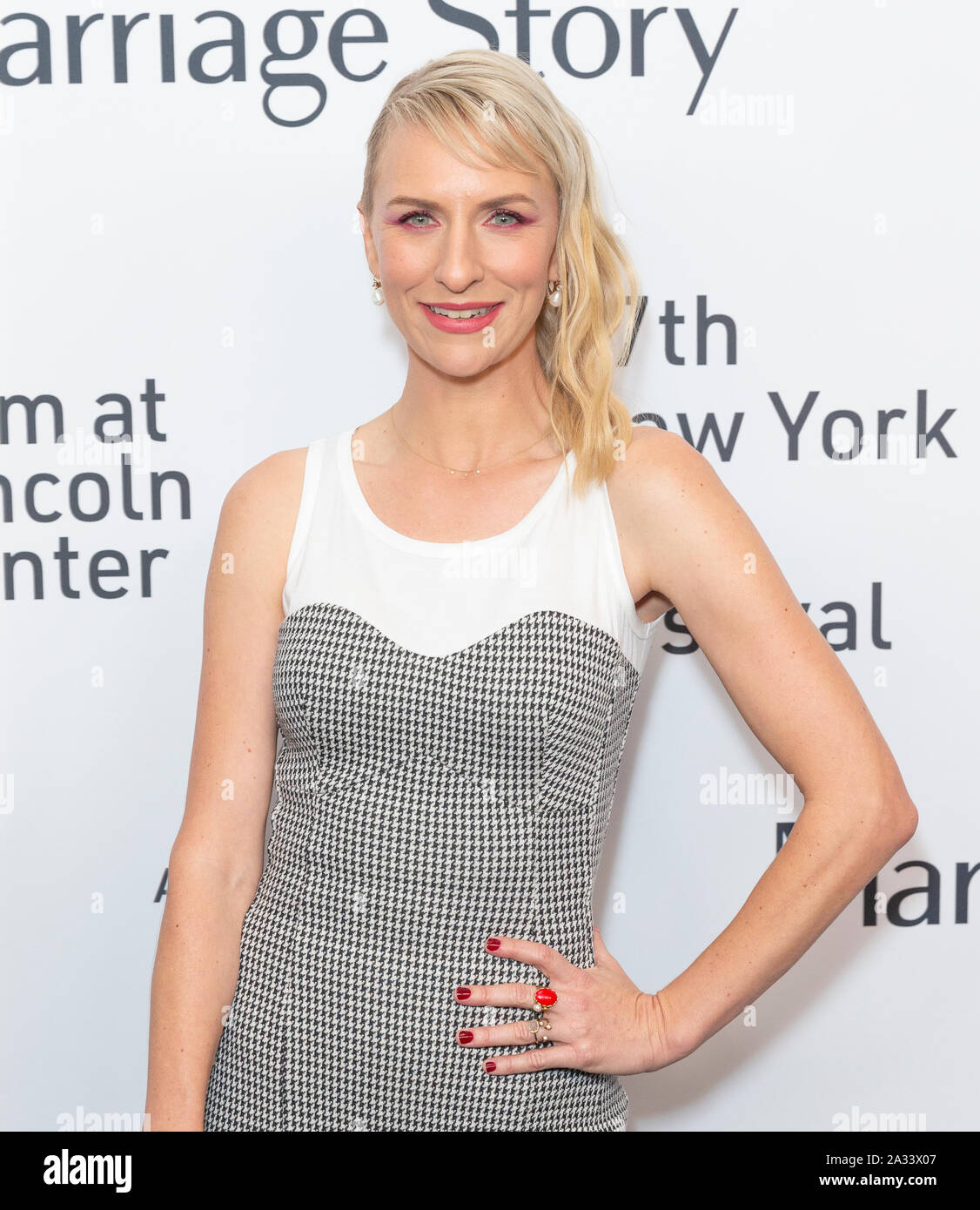 New York, NY - October 4, 2019: Mickey Sumner attends premiere of ...