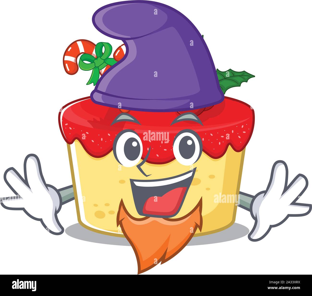 Slice fruit cake iced Stock Vector Images - Alamy