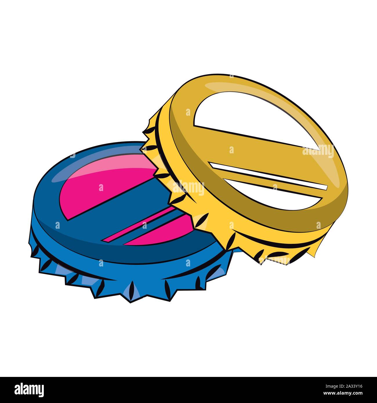 Steel caps Stock Vector Images - Alamy