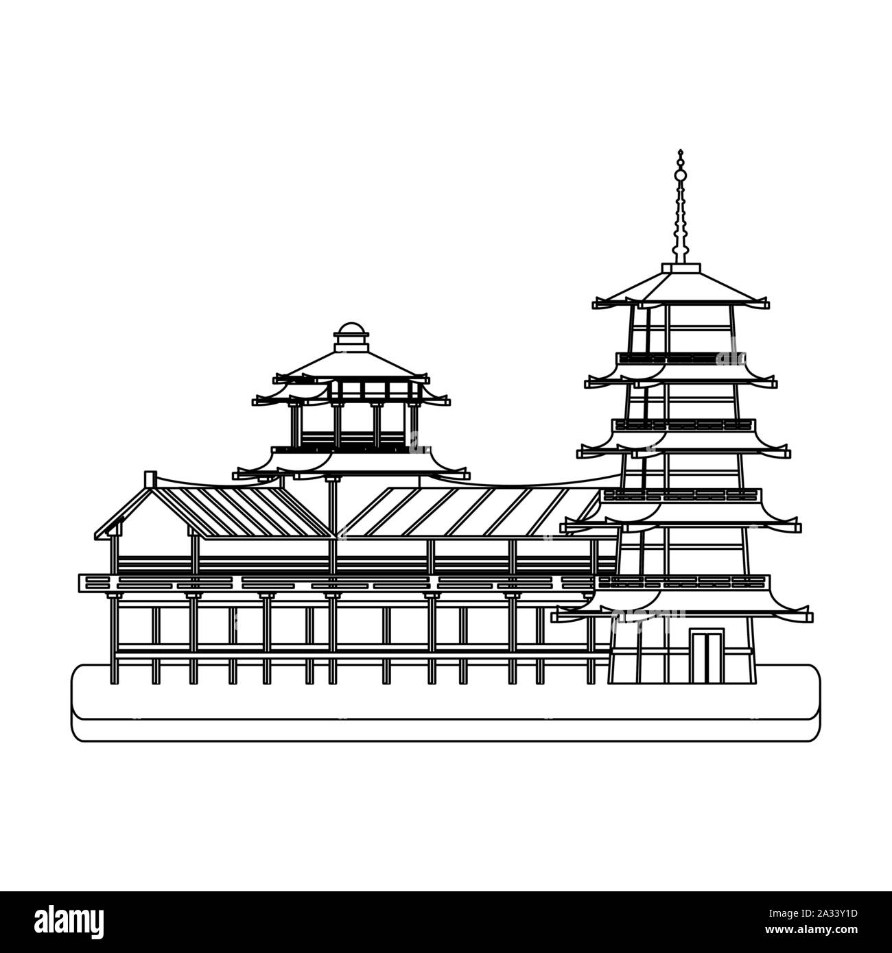 Chinese landmarks design Stock Vector Image & Art - Alamy