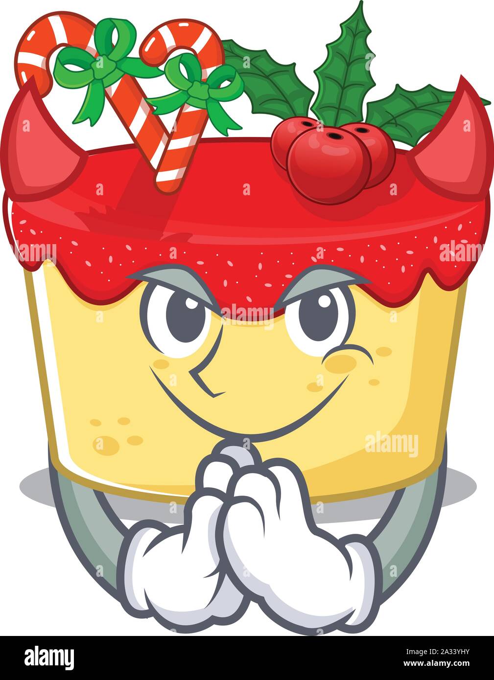 Scary christmas tradition Stock Vector Images - Alamy