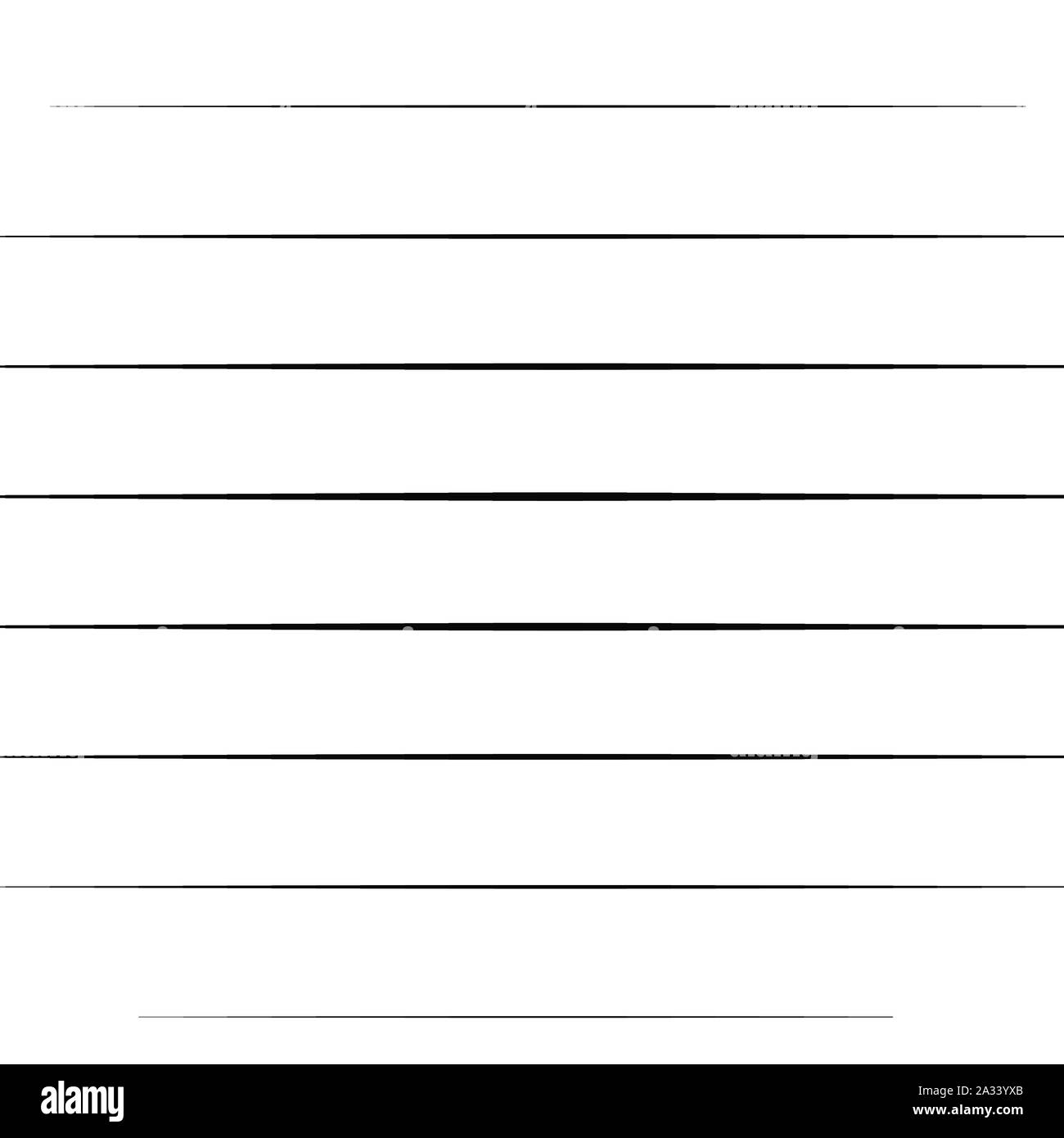 Straight Horizontal Lines To Write On