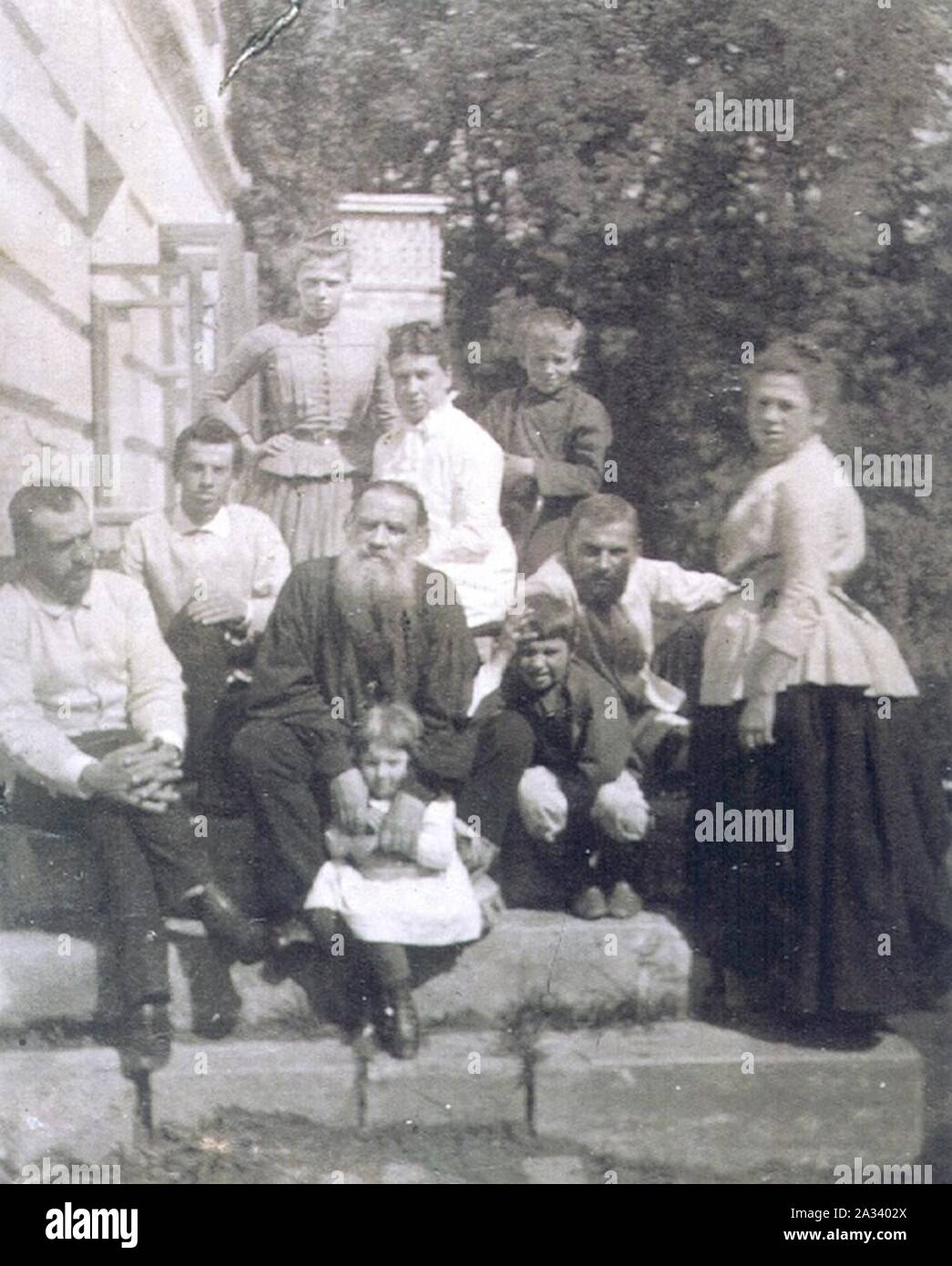 Family of L. Tolstoy Stock Photo - Alamy