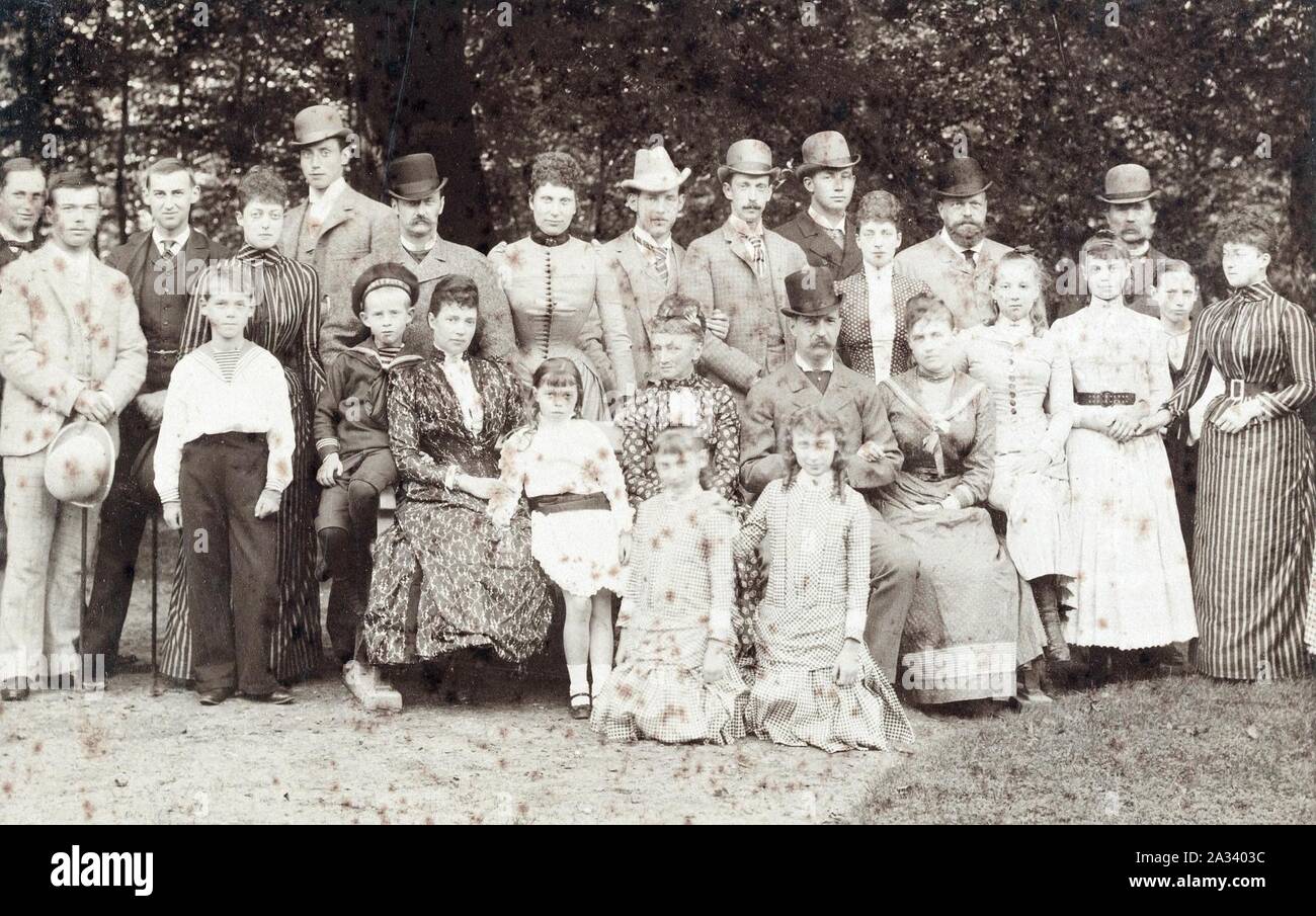 Family of Emperor Alexander III in Fredensborg Stock Photo - Alamy