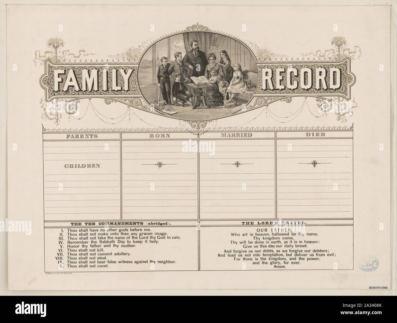 Vintage family record hi-res stock photography and images - Alamy