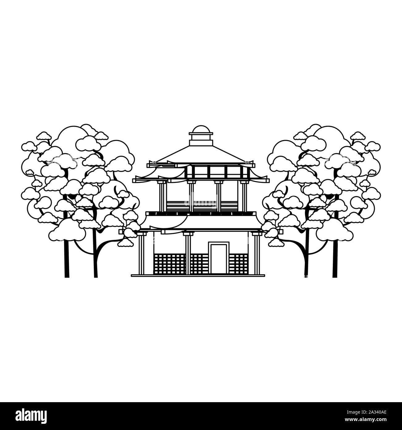 Japan landmarks design Stock Vector Image & Art - Alamy