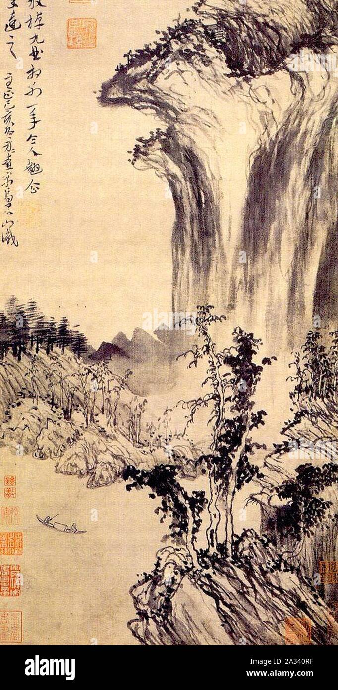 Fang Congyi Rowing by Mount Wuyi Stock Photo - Alamy