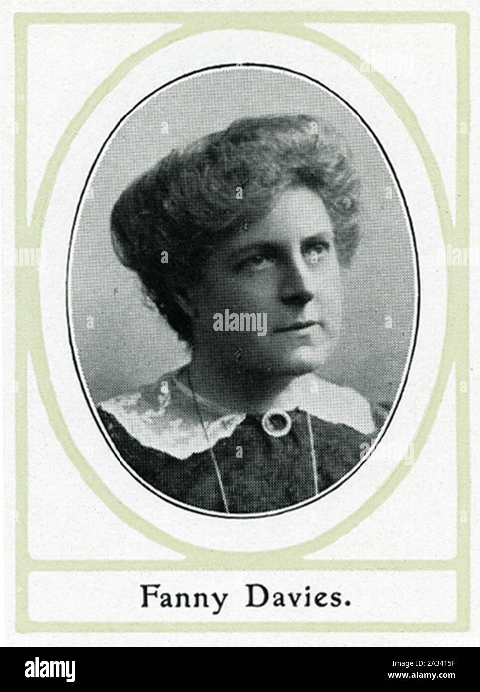 Fanny davies hi-res stock photography and images - Alamy