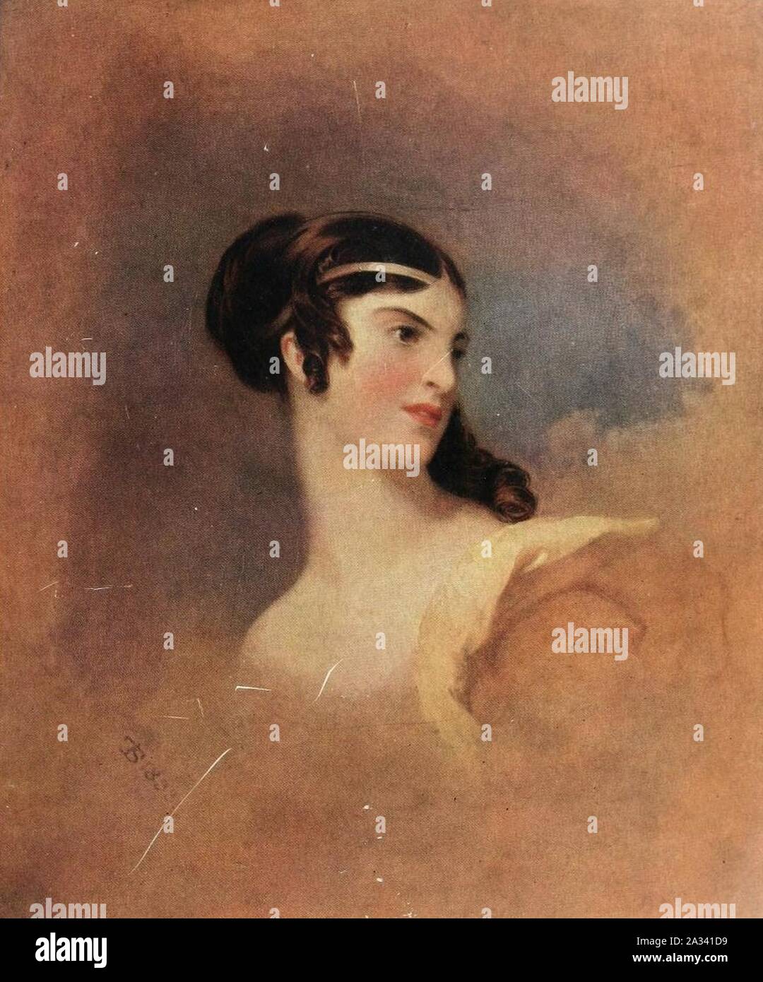 Fanny Kemble as 'Julia' - by Thomas Sully Stock Photo - Alamy