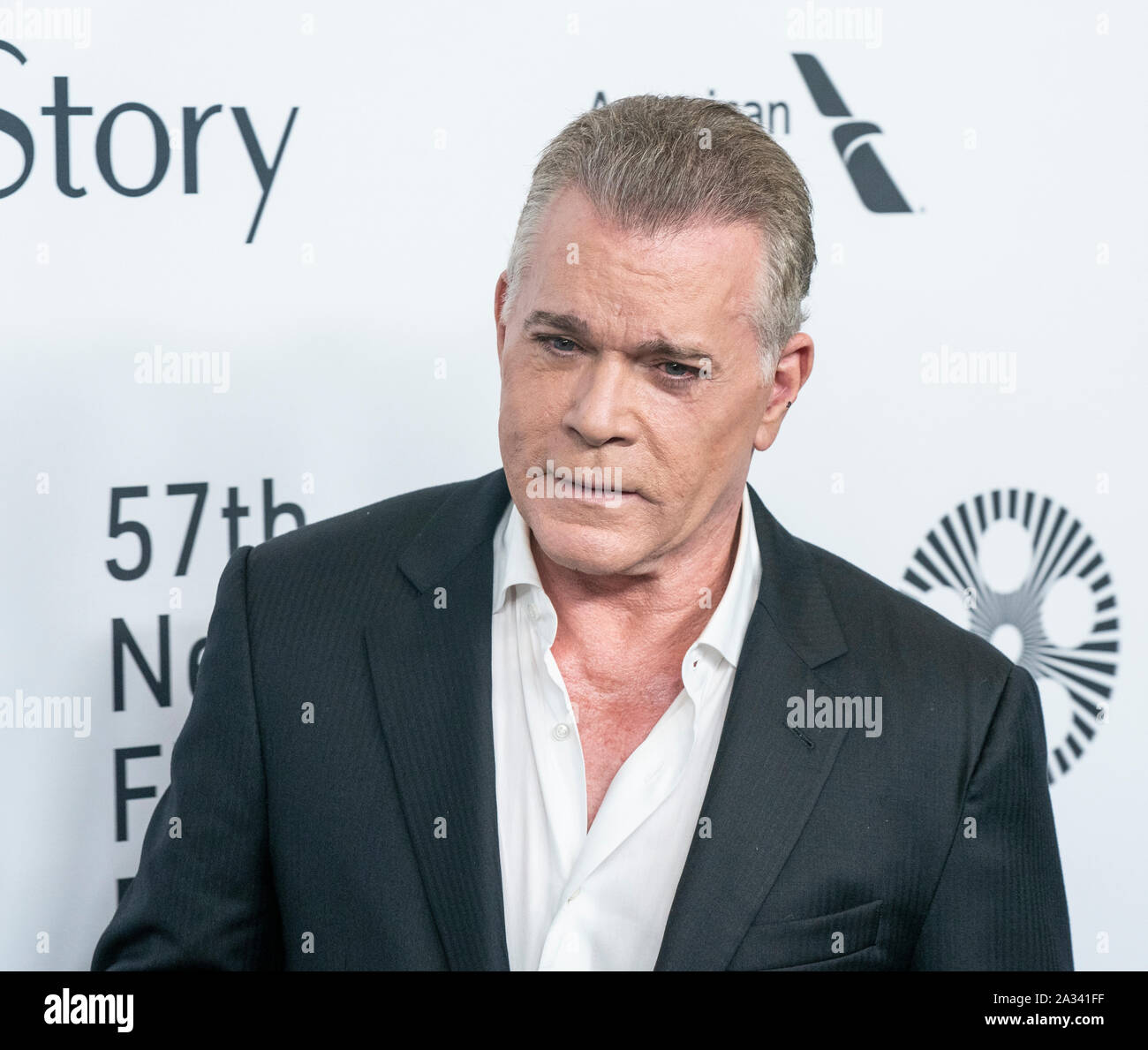 New York, NY - October 4, 2019: Ray Liotta attends premiere of Marriga ...