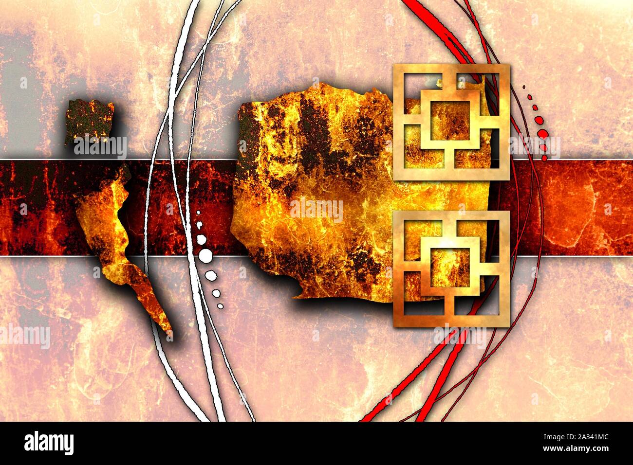 Abstract color design art illustration Stock Photo - Alamy