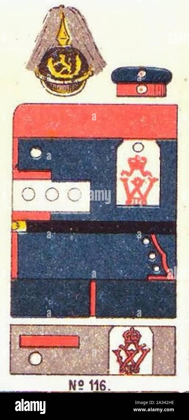 Farbschema der Uniform Infanterie-Regiment Nr. 116 Die Uniformen der ...