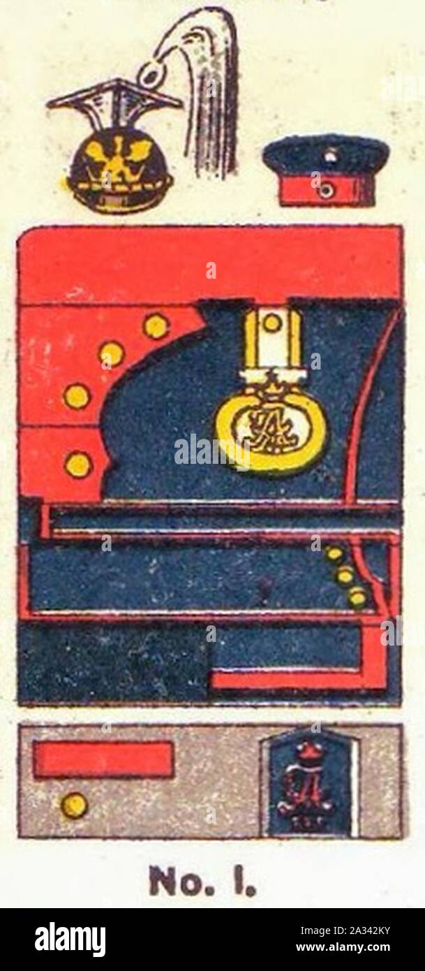 Farbschema der Uniform Ulanen-Regiment Nr. 1 Die Uniformen der ...