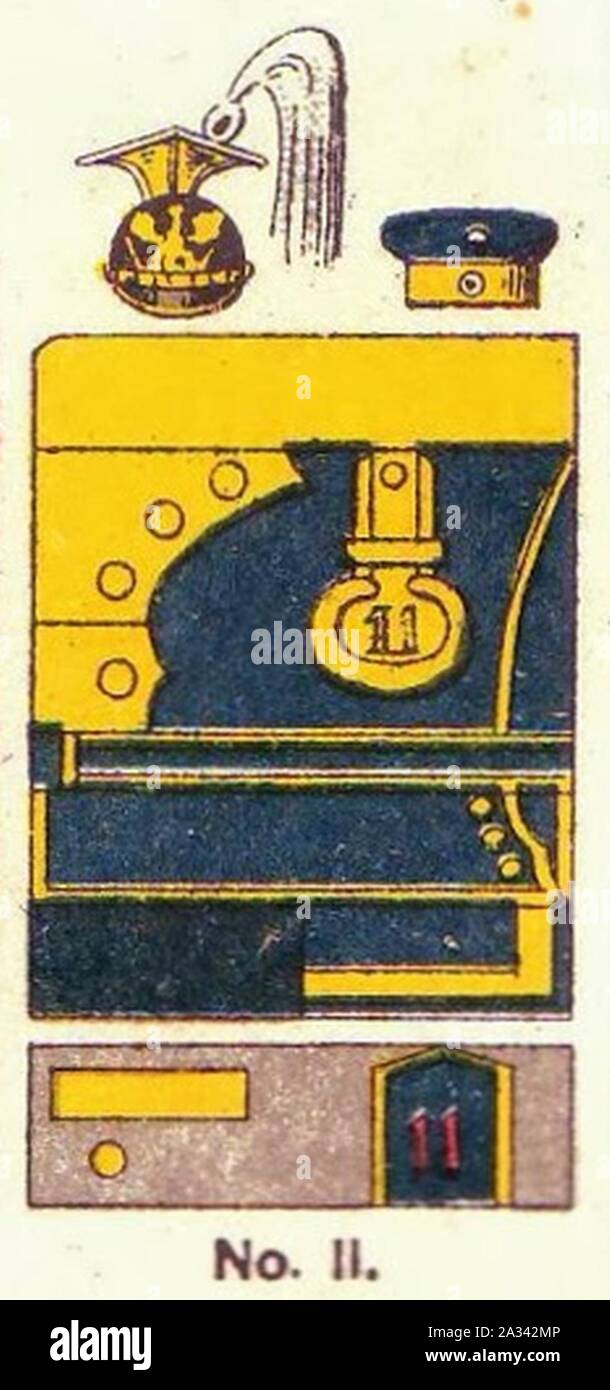 Farbschema der Uniform Ulanen-Regiment Nr. 11 Die Uniformen der ...