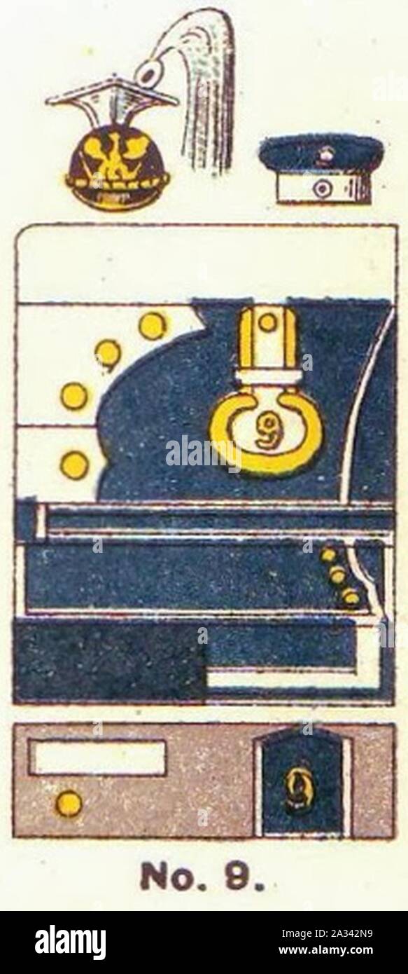 Farbschema der Uniform Ulanen-Regiment Nr. 9 Die Uniformen der ...