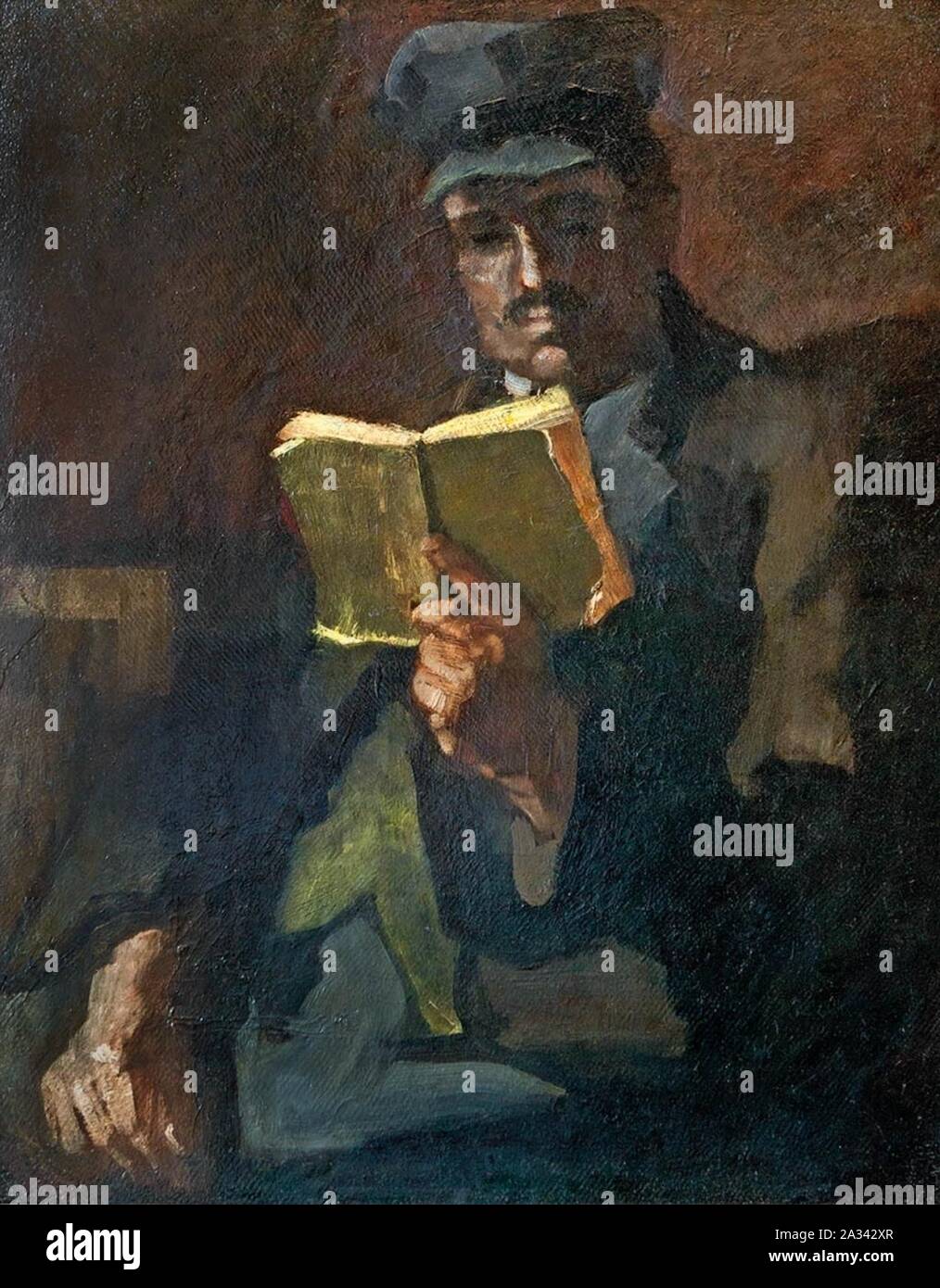 Classical man reading hi-res stock photography and images - Alamy