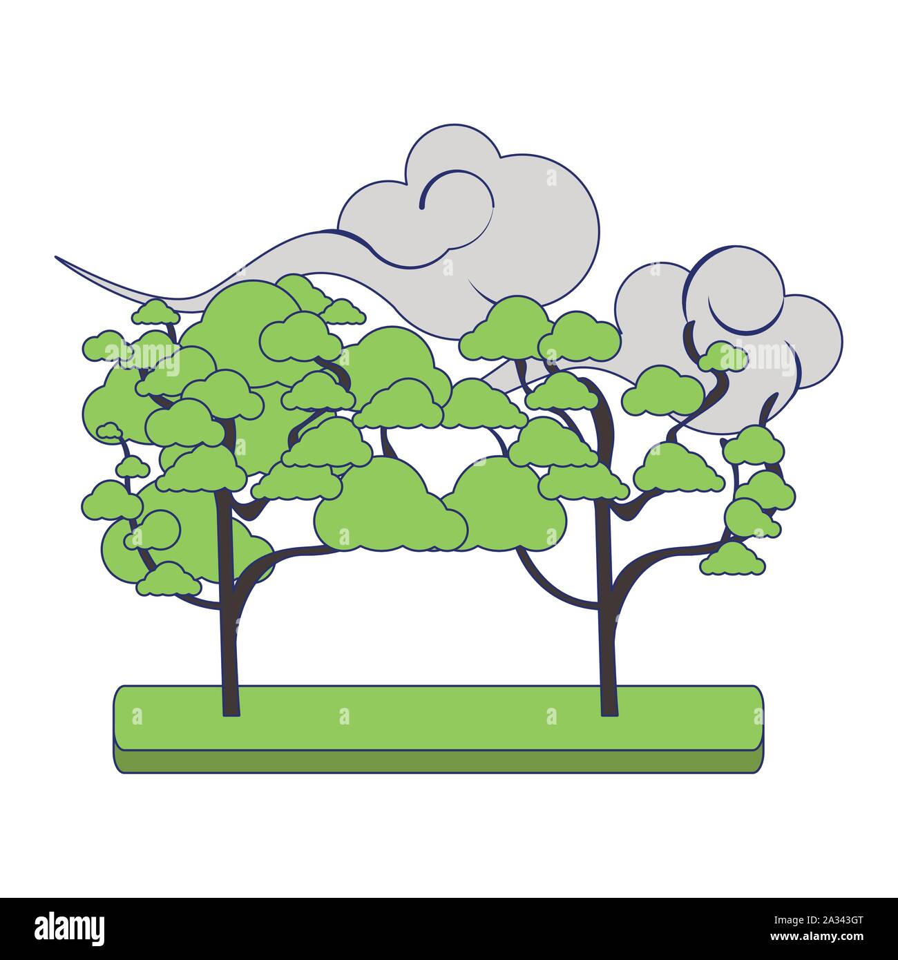 Botany cloud Cut Out Stock Images & Pictures - Alamy