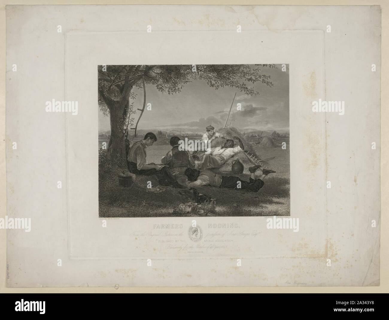 Farmers nooning, from the original picture in the possession of Jona ...