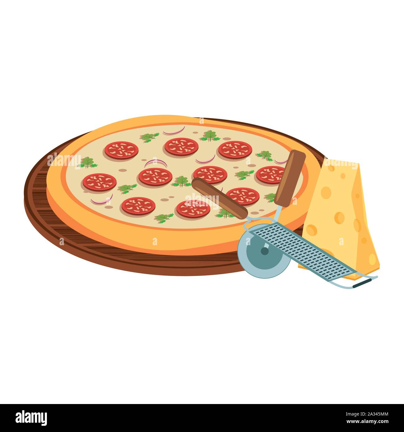 Italian pizza design Stock Vector Image & Art - Alamy