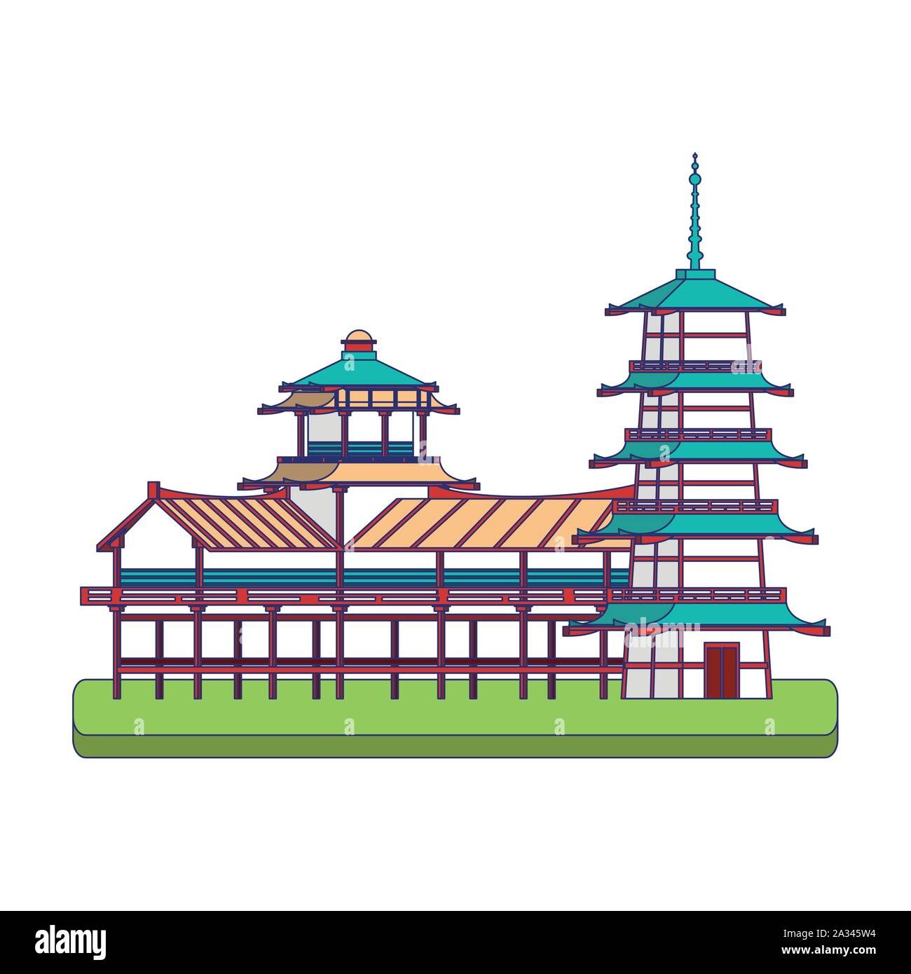 Chinese landmarks design Stock Vector Image & Art - Alamy