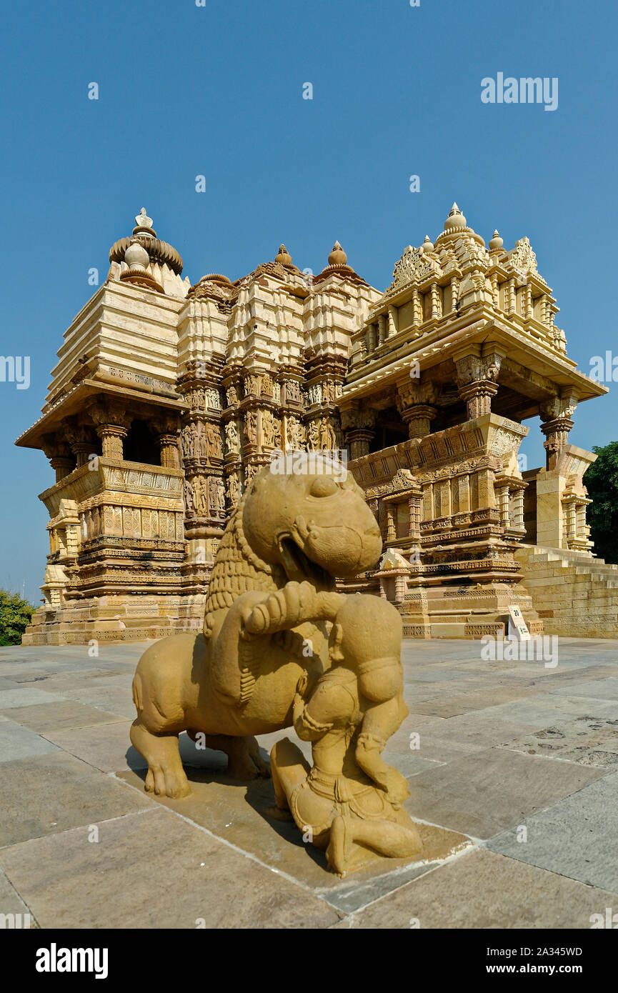 Ancient Chitragupta Temple Khajuraho Stock Photo - Alamy