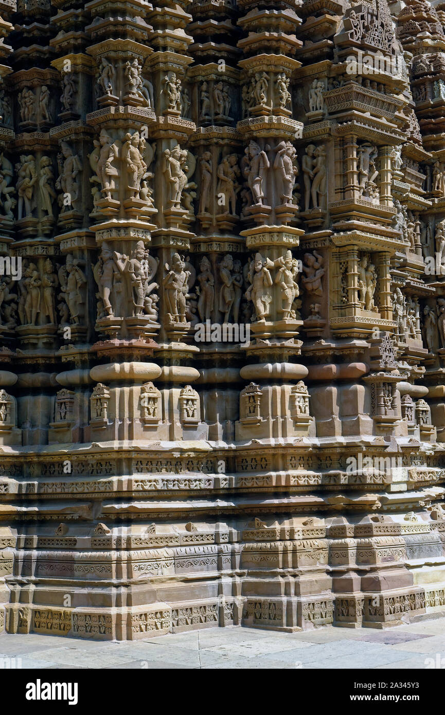 Jangha or wall of Chitragupta temple Stock Photo - Alamy