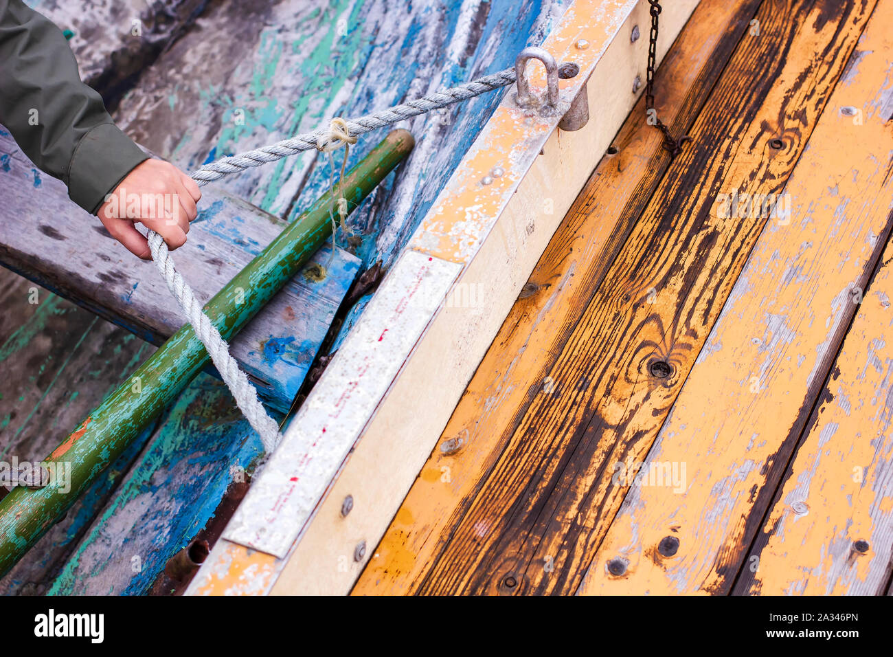 Cable pulling winch hi-res stock photography and images - Alamy