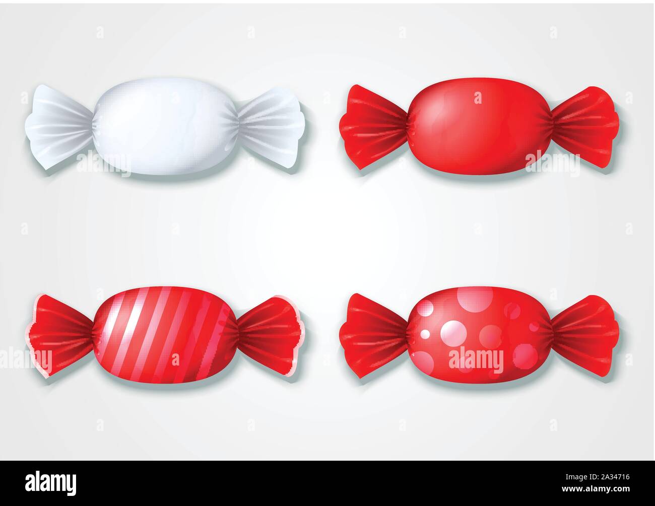 Red and white wrapper hi-res stock photography and images - Alamy