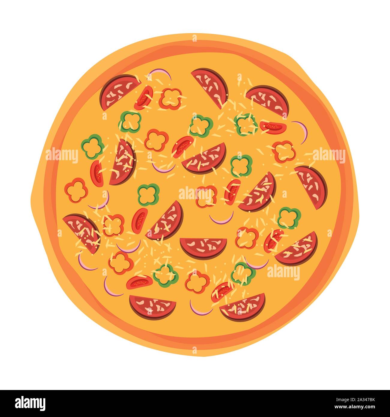 delicious italian pizza design Stock Vector Image & Art - Alamy