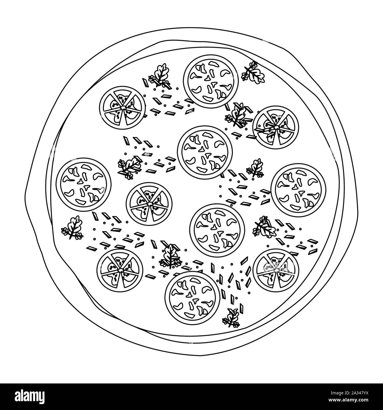 delicious italian pizza design Stock Vector Image & Art - Alamy