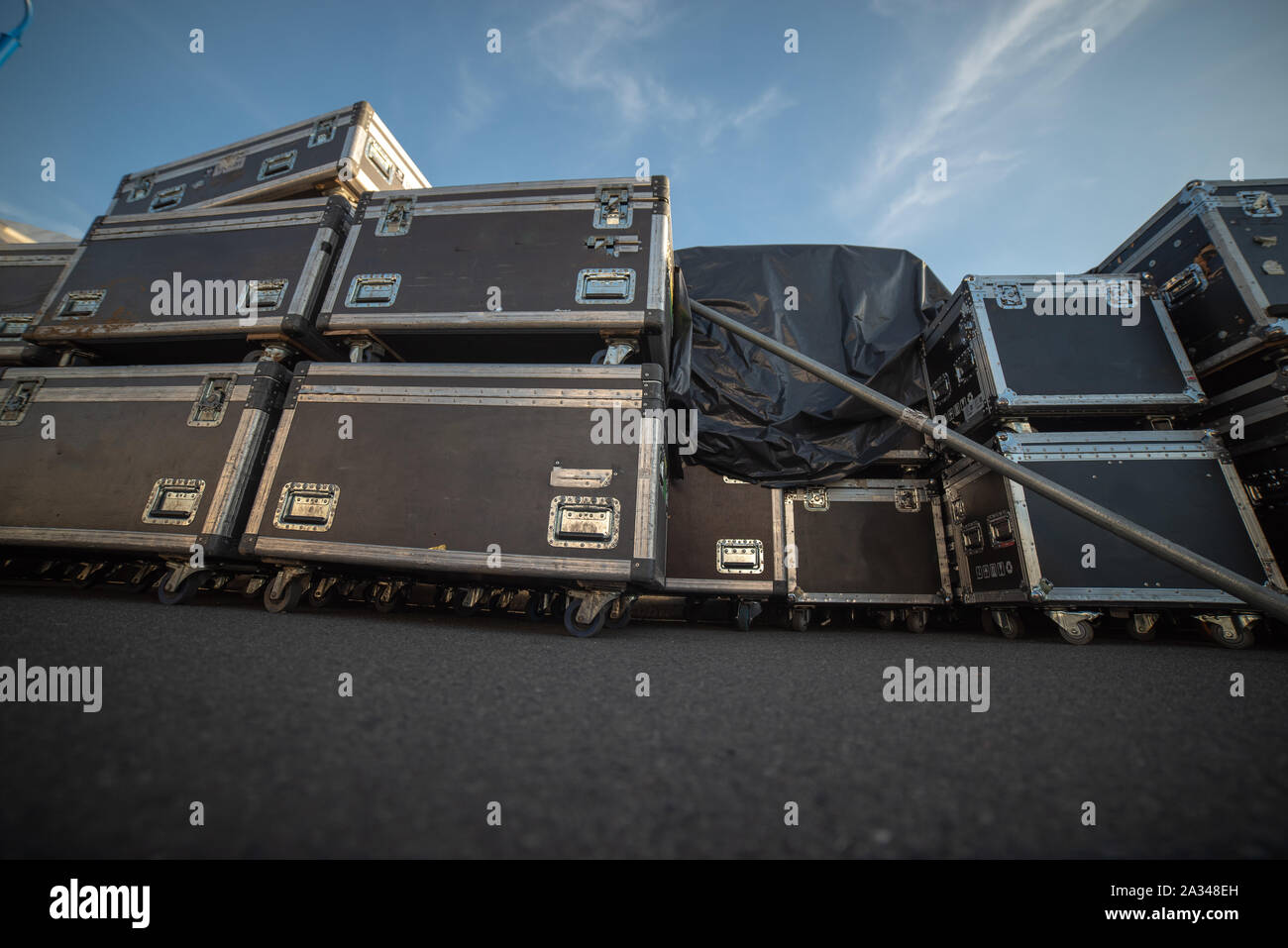 Concert Equipment Boxes High Resolution Stock Photography and Images ...