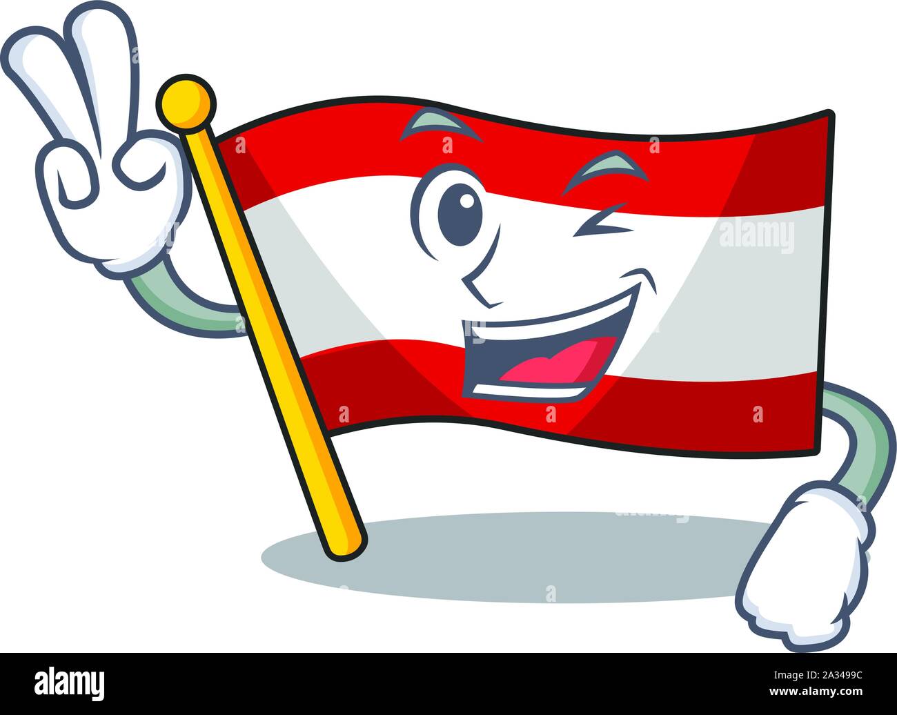 Peace symbol flag austria Stock Vector Images - Alamy