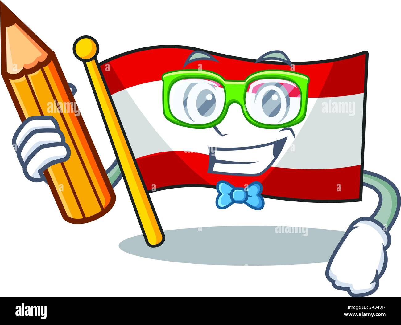 School flag flying Stock Vector Images - Alamy